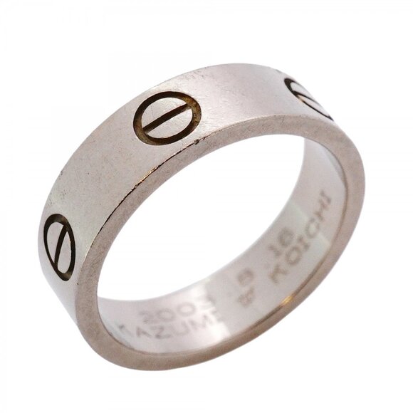 Cartier | Jewelry | Cartier 8k Silver Love Ring 54 | Poshmark
